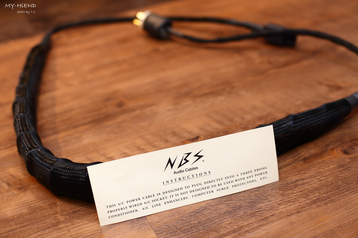 王者的實力 – NBS BLACK LABEL III 頂級旗艦電源線 – MY-HiEND