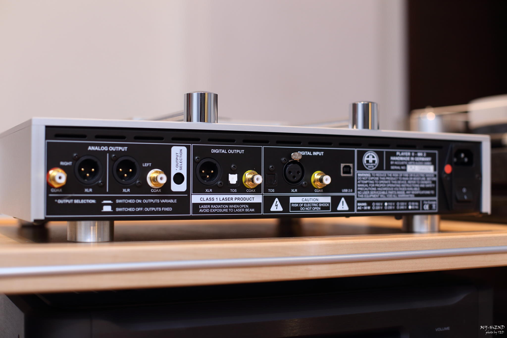 理性與暖意並重－Accustic Arts Player II MK2 CD唱盤 – MY-HiEND