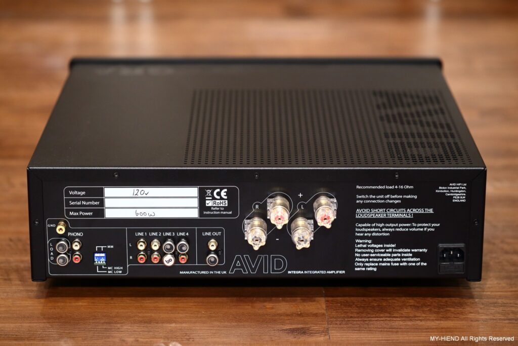 美妙動人，自然不著痕跡: AVID HIFI INTEGRA綜合擴大機 – MY-HiEND