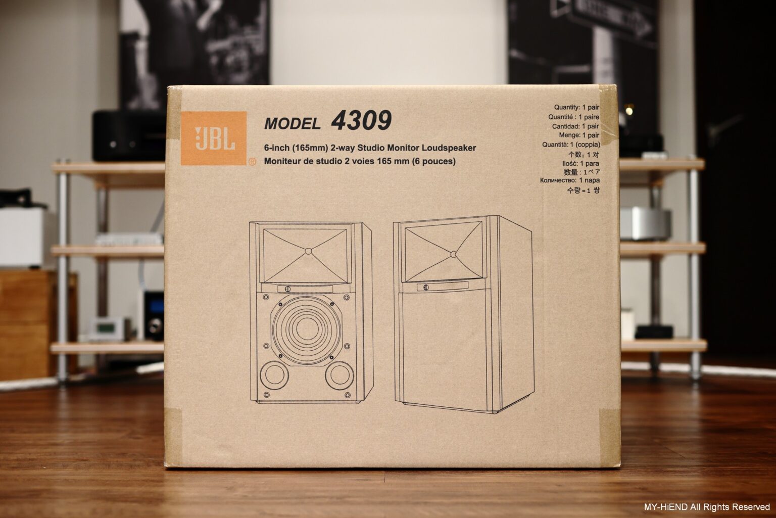 超過50年的監聽喇叭傳奇，低調品味之選: JBL 4309書架喇叭 – MY-HiEND