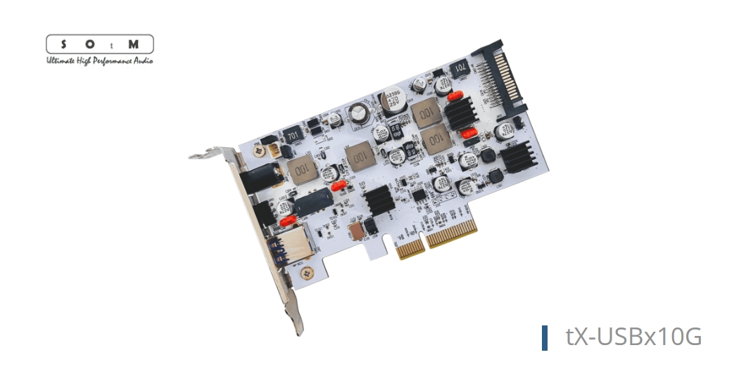 電腦訊源的重要關鍵: SOtM tx-USBx10G音效介面卡 – MY-HiEND