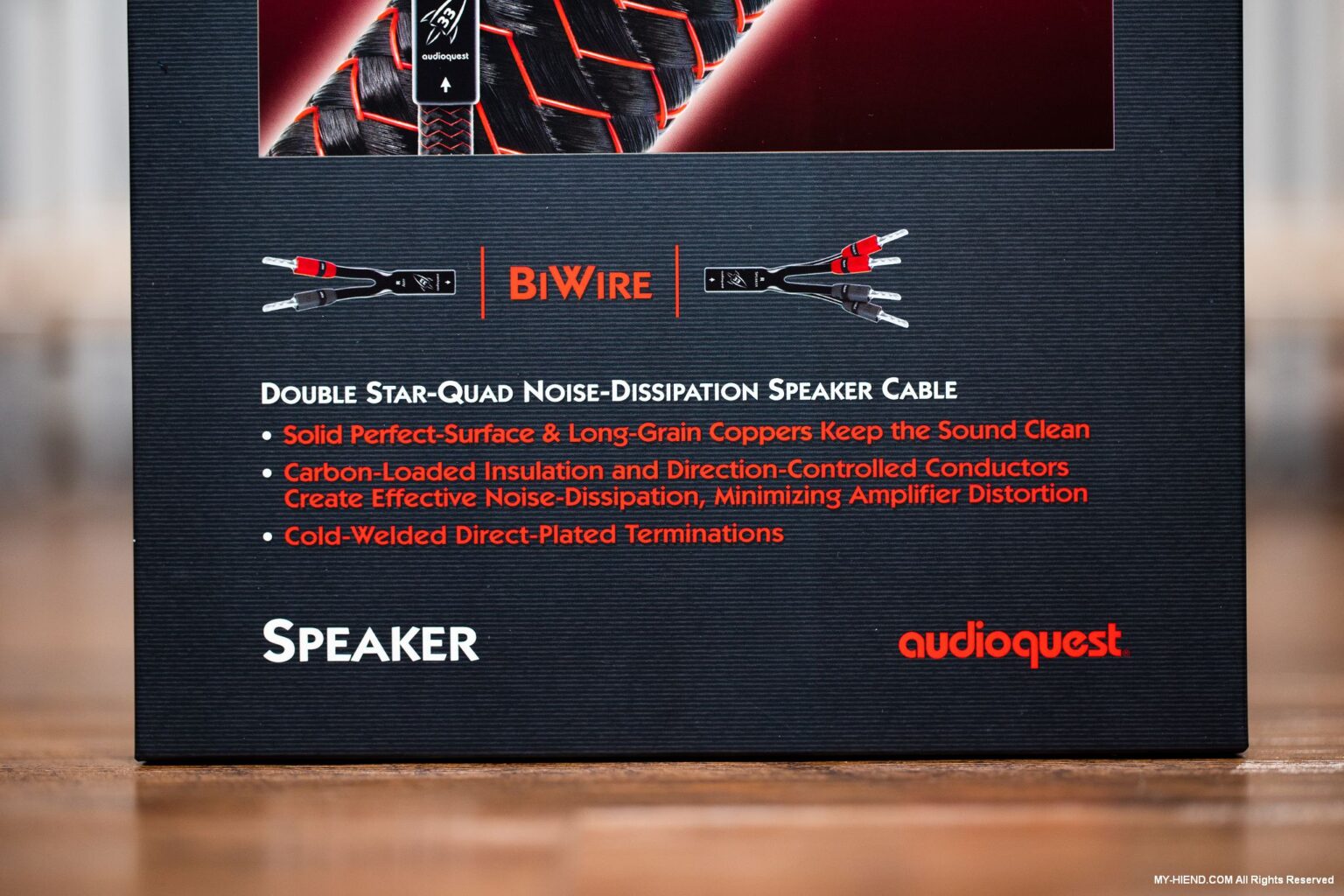 四大核心技術確保傳真再生: 美國Audioquest Rocket 33喇叭線 – MY-HiEND